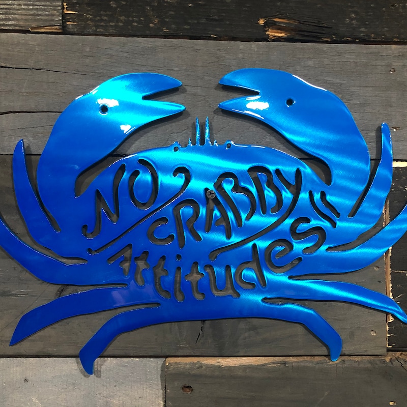 Crab Sign - Etsy