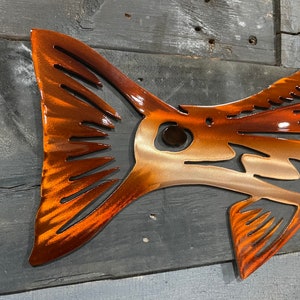 Redfish Metal Wall Art: Tropical Fish Decor - Etsy