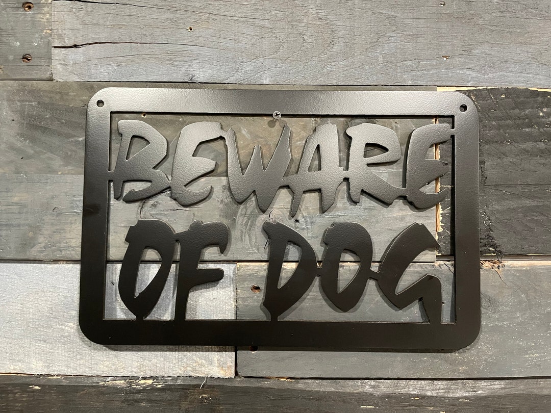 Beware of Dog Sign, Beware of Dog Metal Sign, Dog Sign, Metal Dog Sign ...