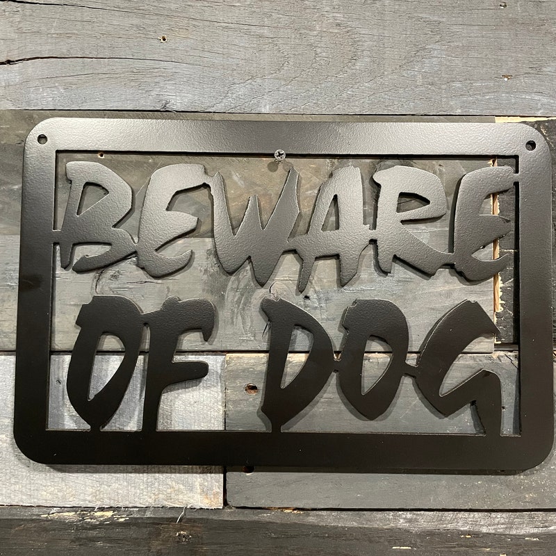 Keep Out Dog Sign - Etsy