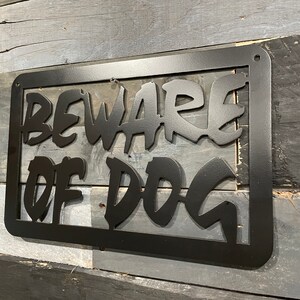 Beware of Dog Sign, Beware of Dog Metal Sign, Dog Sign, Metal Dog Sign ...