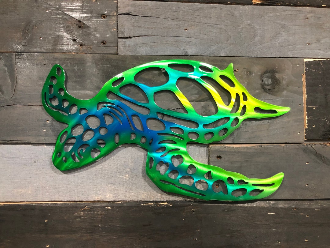 Turtle, Sea Turtle, Metal Sea Turtle, Turtle Metal Art, Turtle Wall Art ...