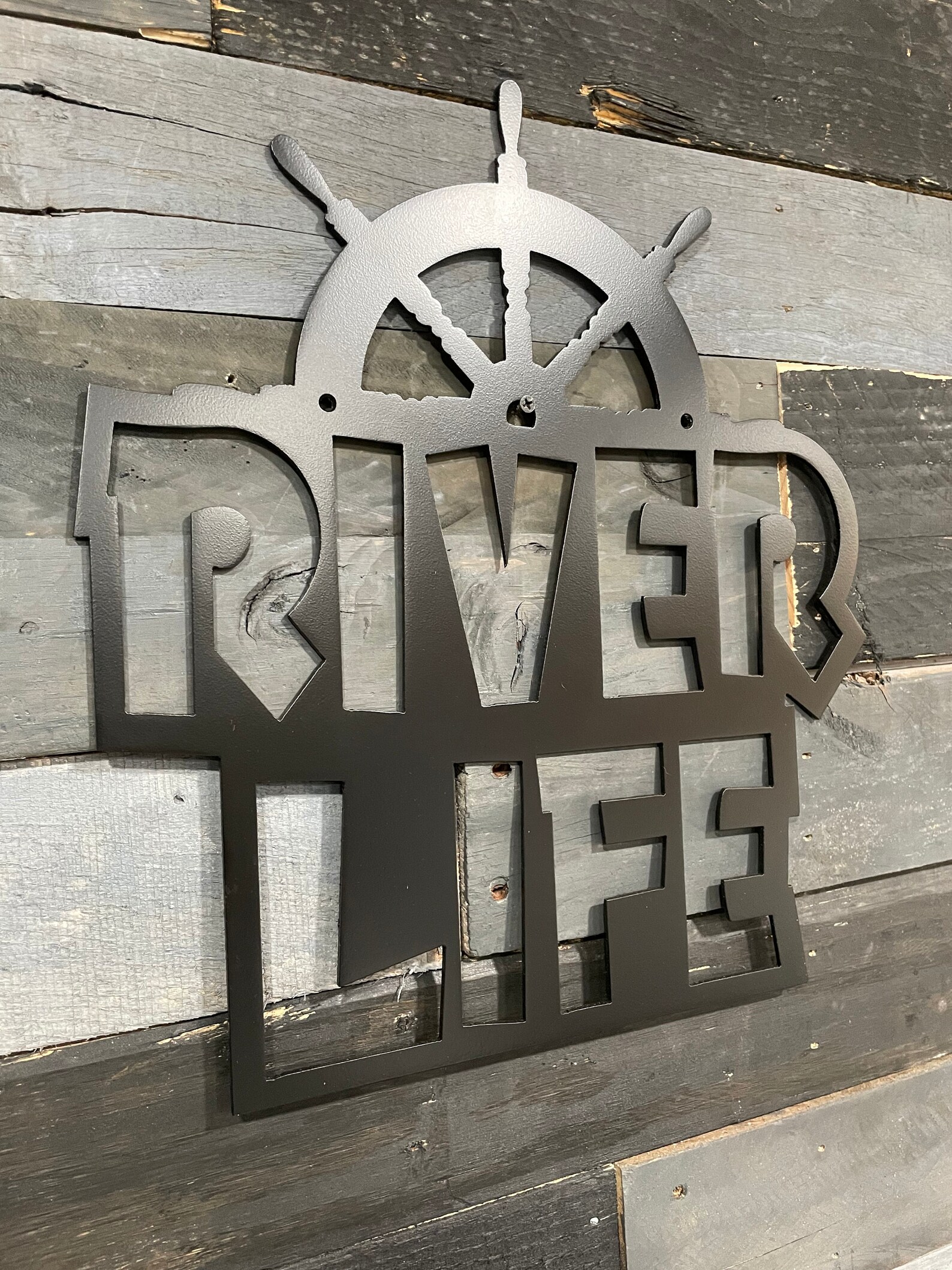 River Life River Life Sign Custom River Life Sign Metal - Etsy