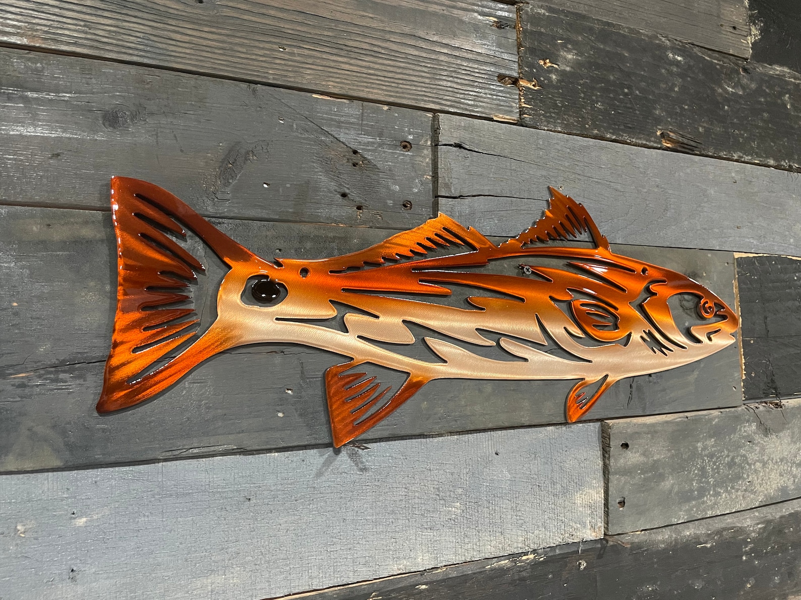 Redfish Metal Wall Art: Tropical Fish Decor - Etsy