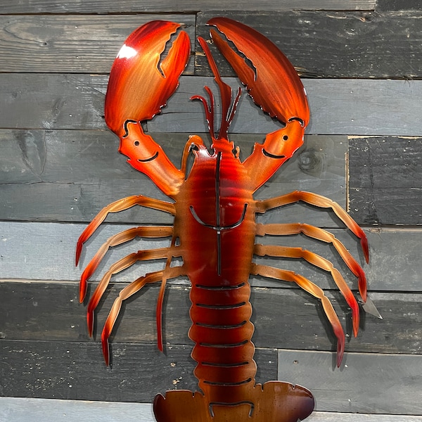 Metal Spiny Lobster Wall Art - Etsy
