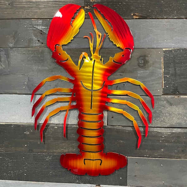 Metal Spiny Lobster Wall Art - Etsy