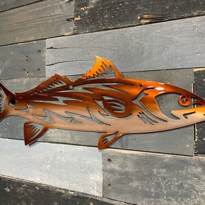 Redfish Metal Wall Art: Tropical Fish Decor - Etsy