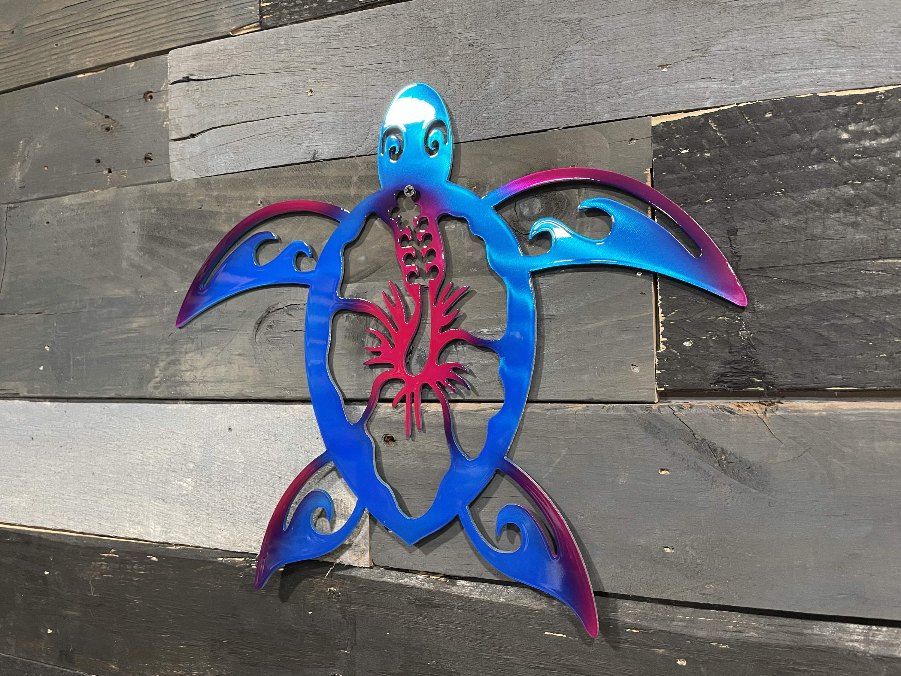 Turtle With Hibiscus Flower Turtle Hibiscus Flower Beach - Etsy