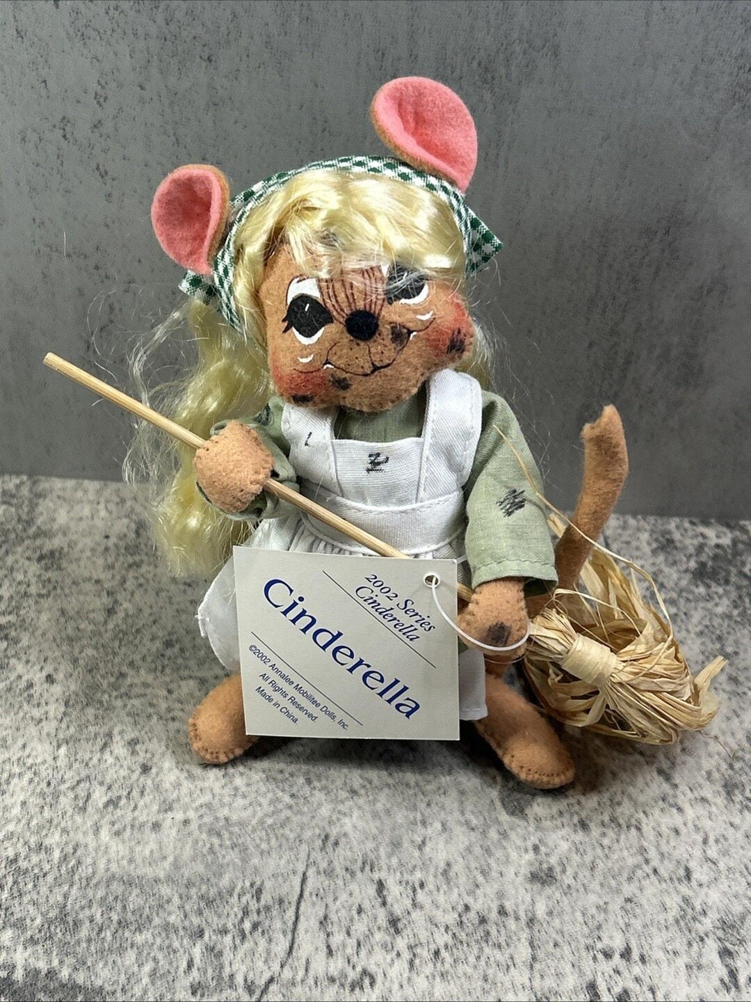 2002 Annalee Cinderella Storybook Mice as Maid With Tags Macy’s ...