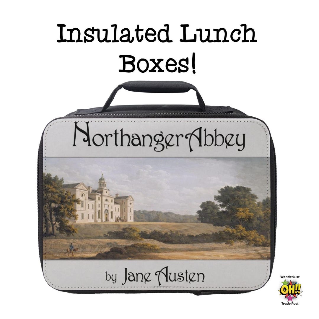 Jane Austen Insulated Lunch Box, Book Lover Lunchbox, Austen Collector ...