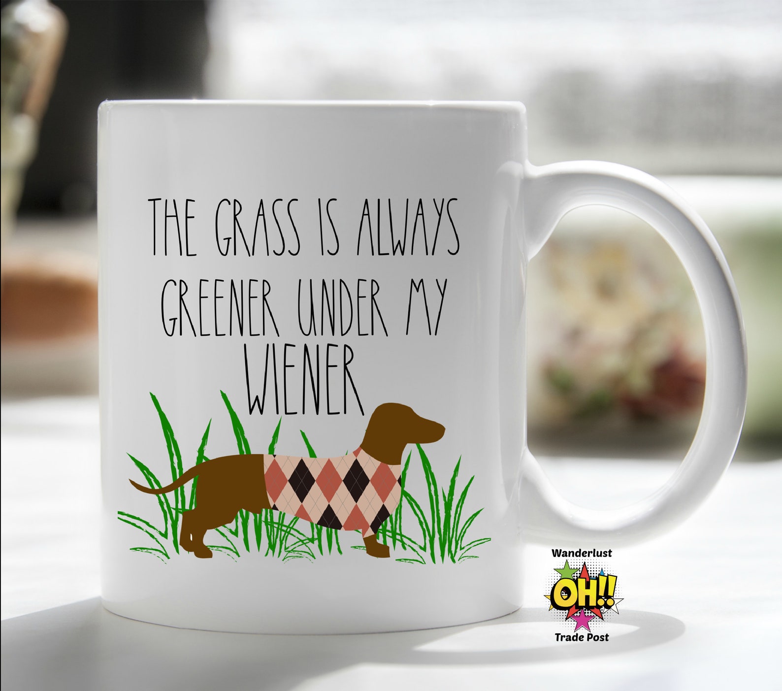 Funny Weiner Dog Mug Dachshund Lover Dog Lover Mug Weiner - Etsy