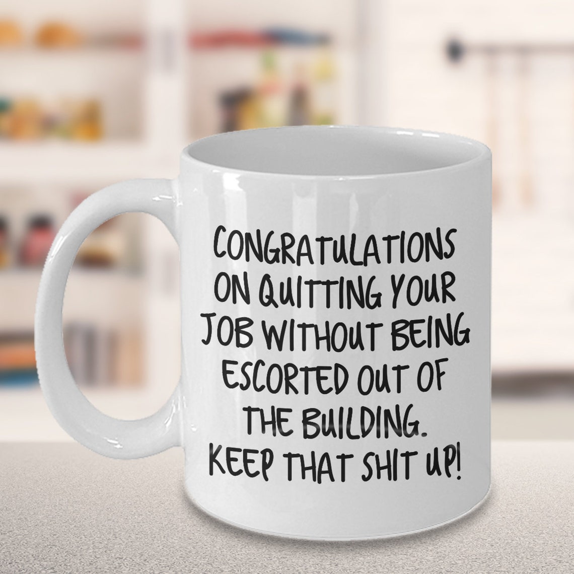 Congrats New Job Mug Rude New Job Gift for Her New Job Gift | Etsy