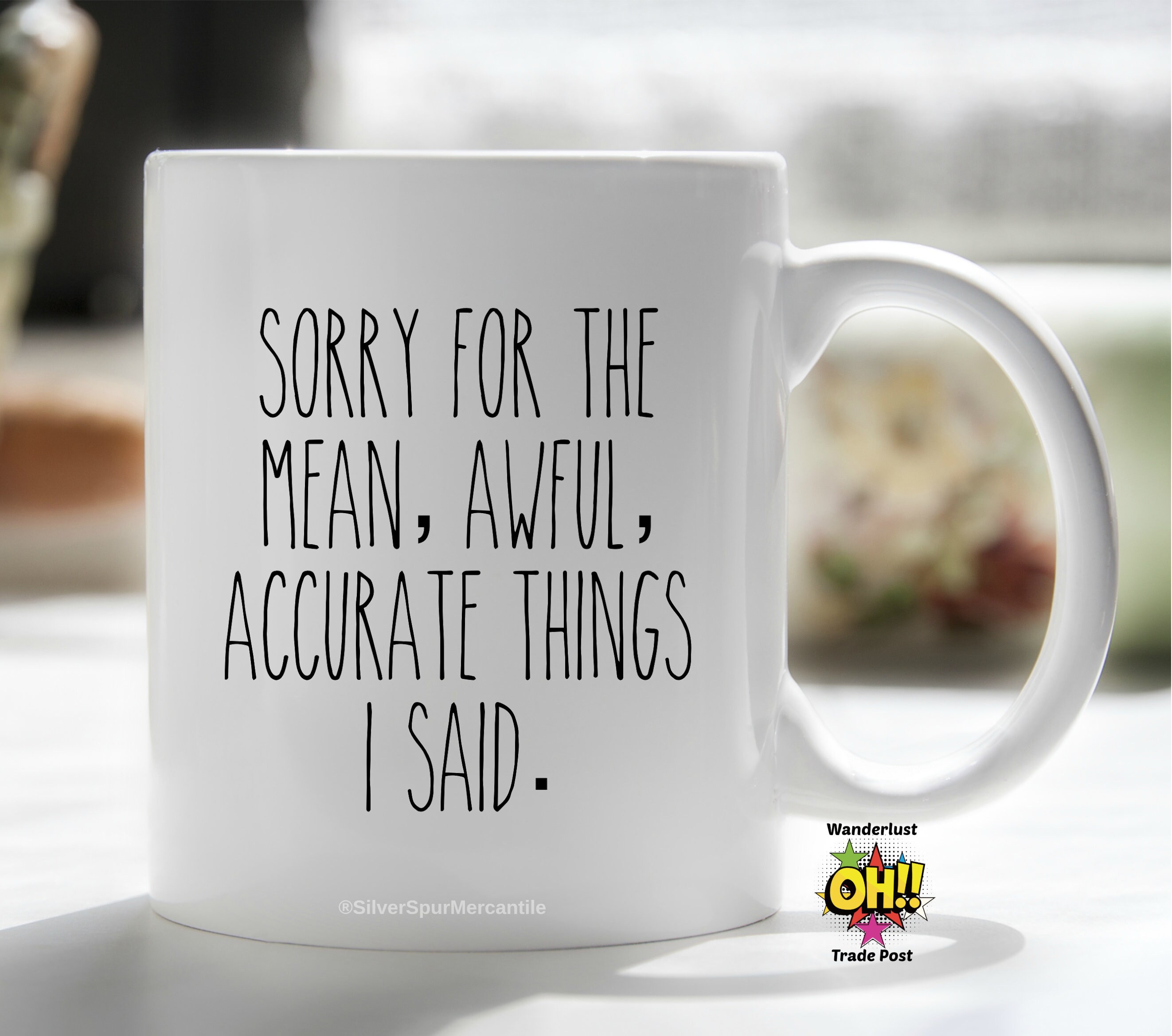 Funny Rude Mug For Work Coworker Gift Apology Gift Mug | Etsy