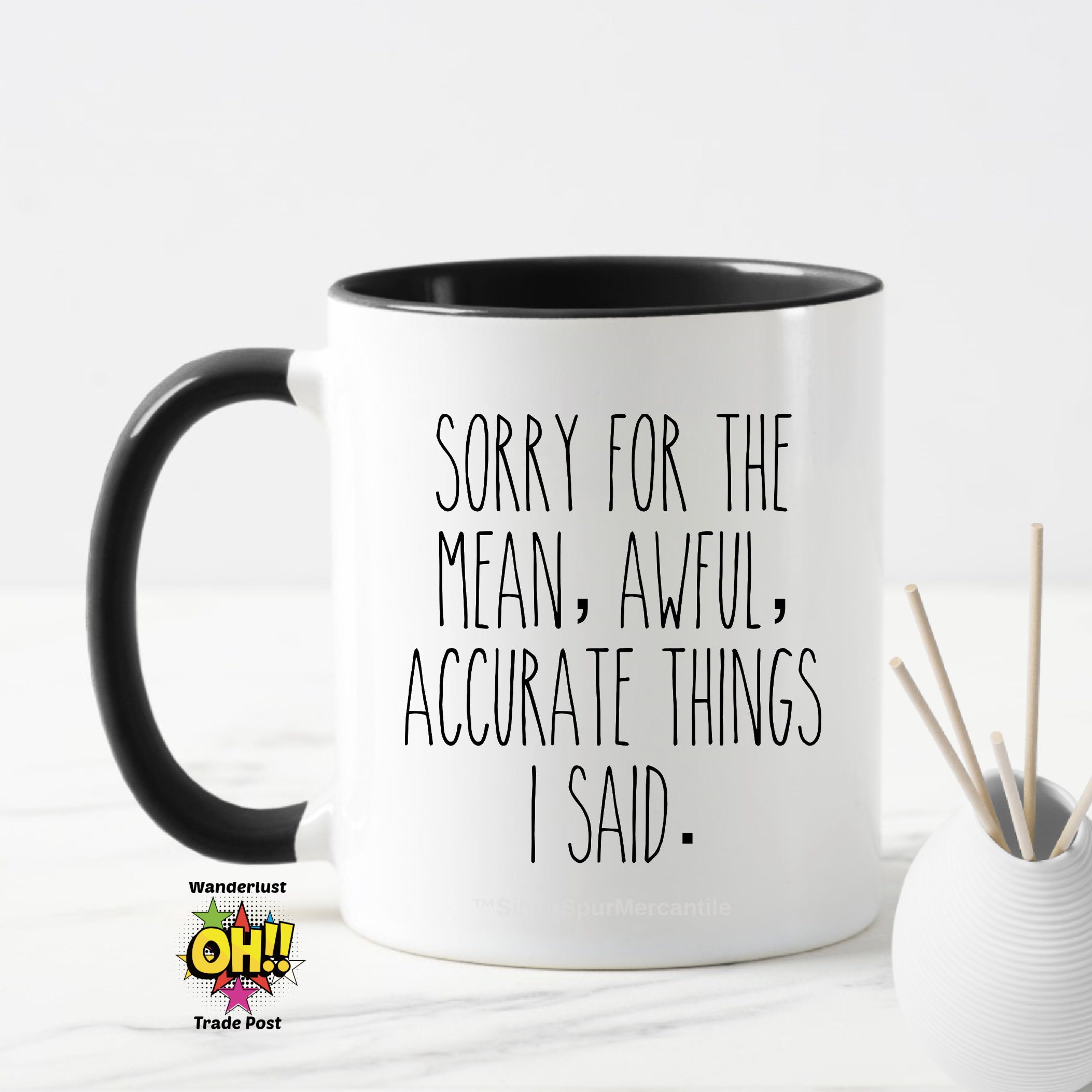 Funny Rude Mug for Work Coworker Gift Apology Gift Mug - Etsy