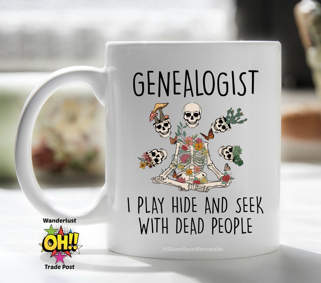 Genealogy Gift Mug, Genealogist Gift, Ancestry Research Mug, Family ...