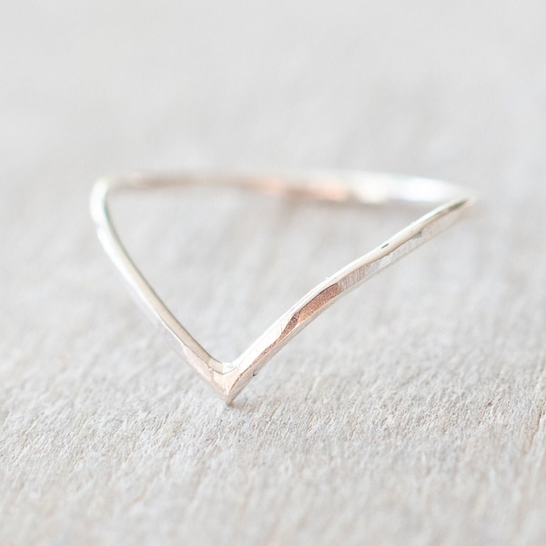 Chevron Ring - Etsy