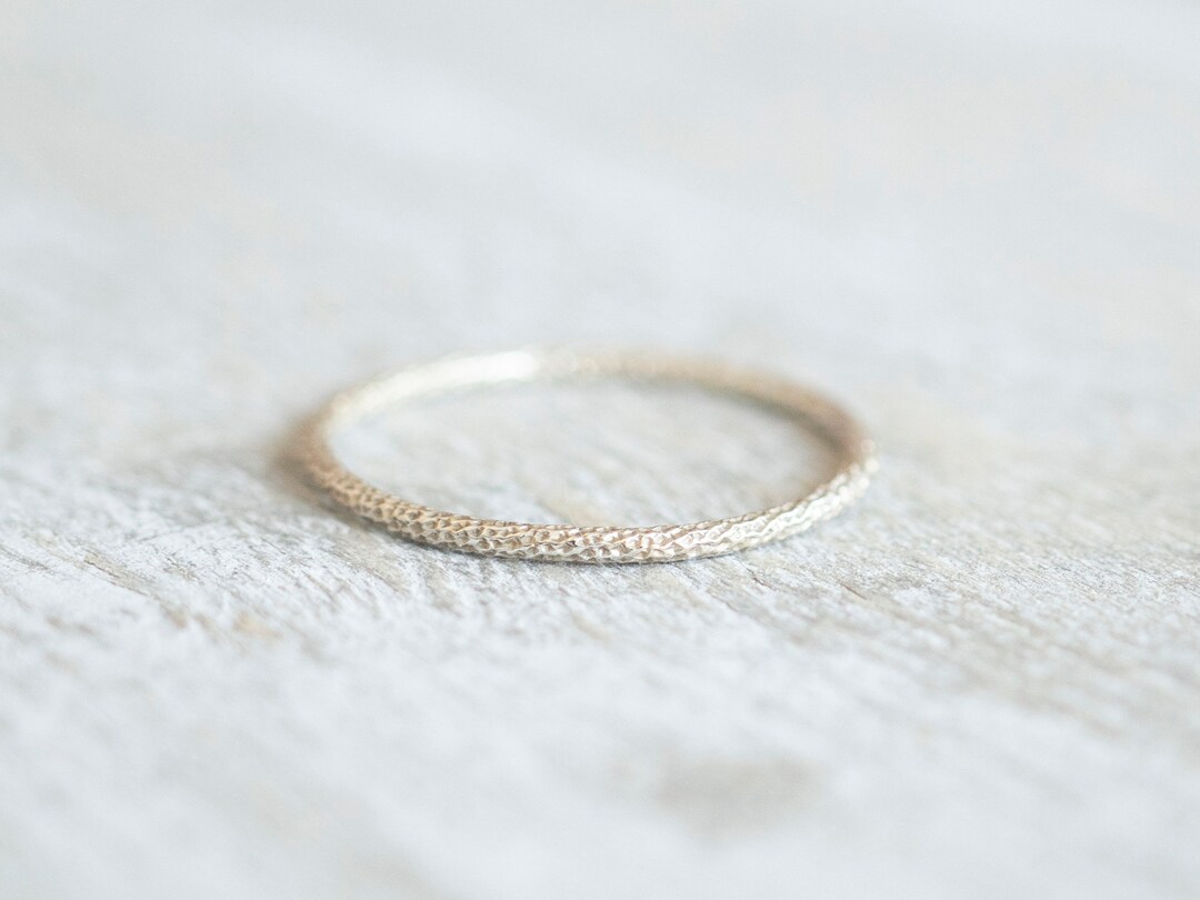 Super Thin Silver Pattern Ring, Dainty Silver Ring, Sterling Silver ...