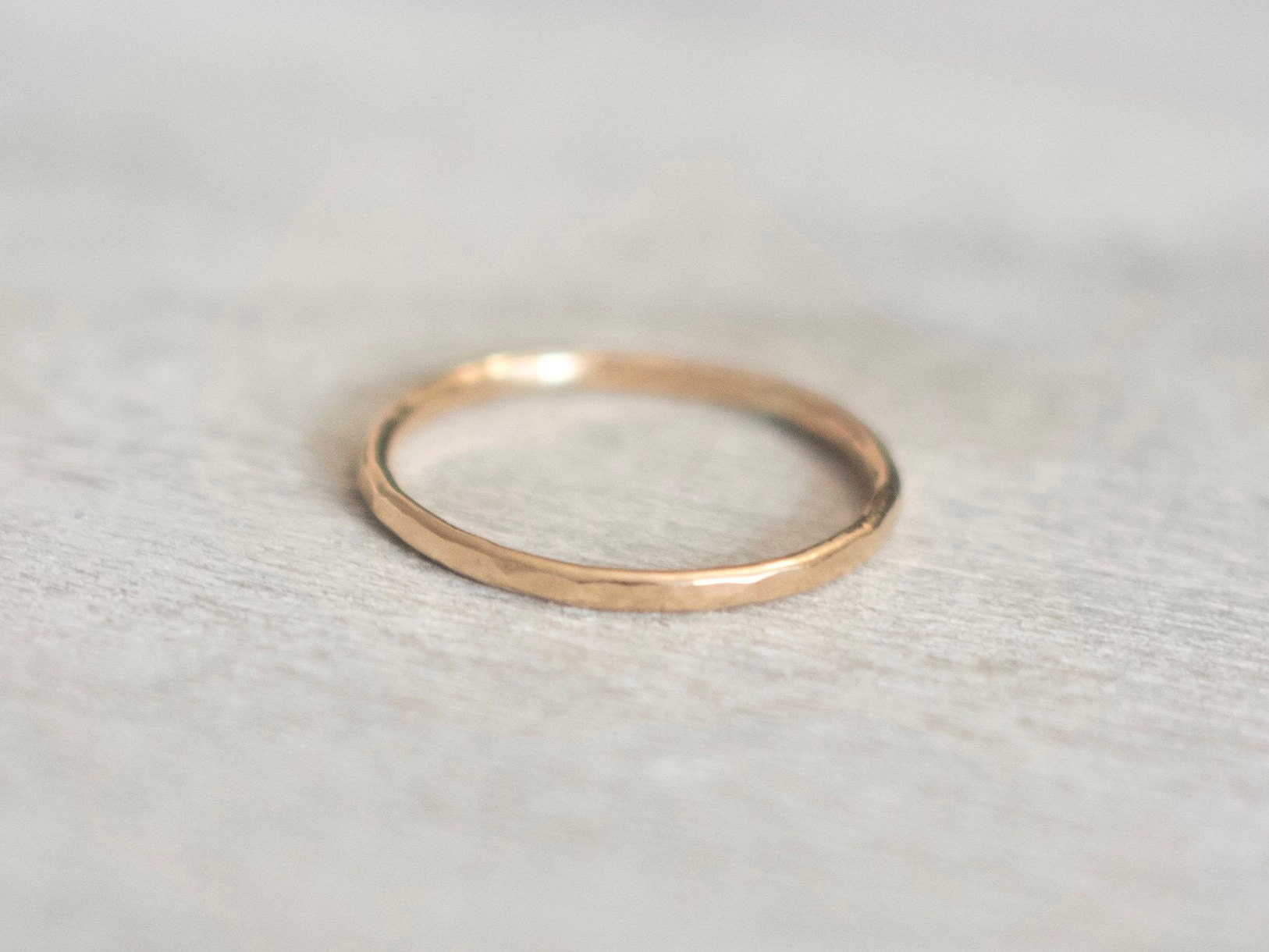 Thin Gold Filled Ring Set Delicate Gold Rings Dainty Gold - Etsy