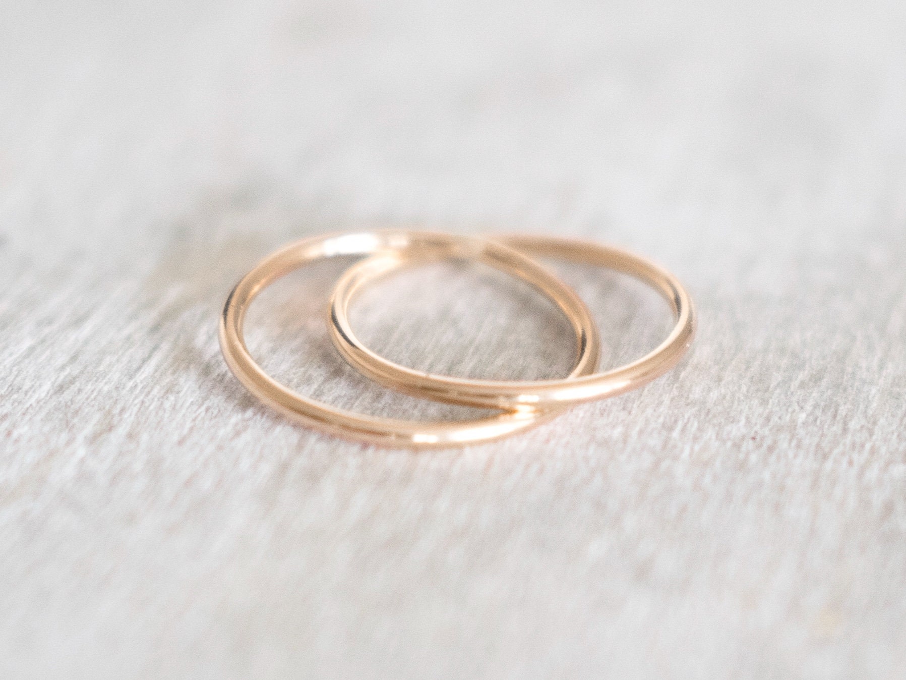Gold Interlocking Rings Double Rings Intertwined Rings Gold - Etsy