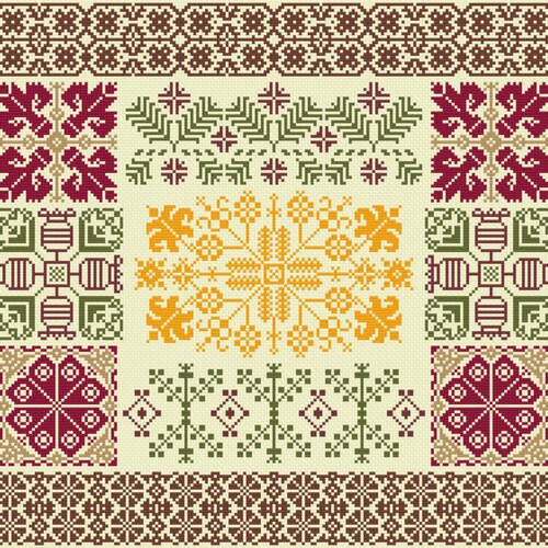 Medieval Motives Cross Stitch Pattern Counted Cross Stitch - Etsy