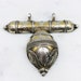 SILVER AMULET Turkmen Ethnic Pendant 1940s Vintage Silver and Silver ...