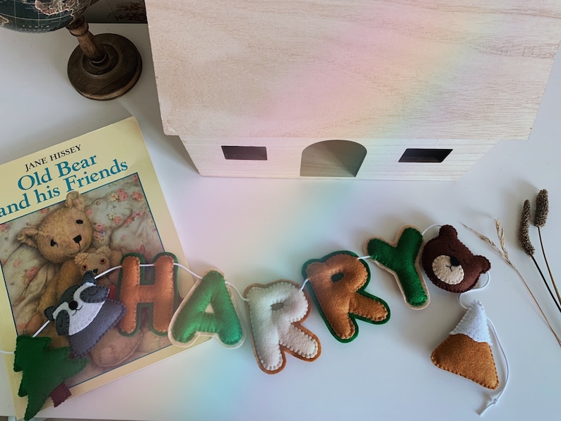 Personalised Garland, Name Garland, Felt Name Garland - Etsy UK