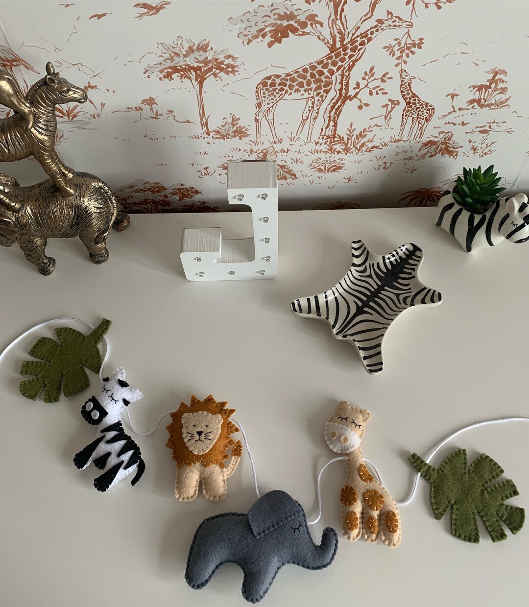 Safari Garland, Felt Garland, Animal Garland, Safari Decor, Safari ...