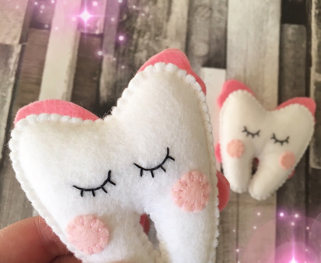 Tooth Fairy, Tooth Fairy Cushion, Tooth Fairy Plushie, Felt Tooth, Felt ...