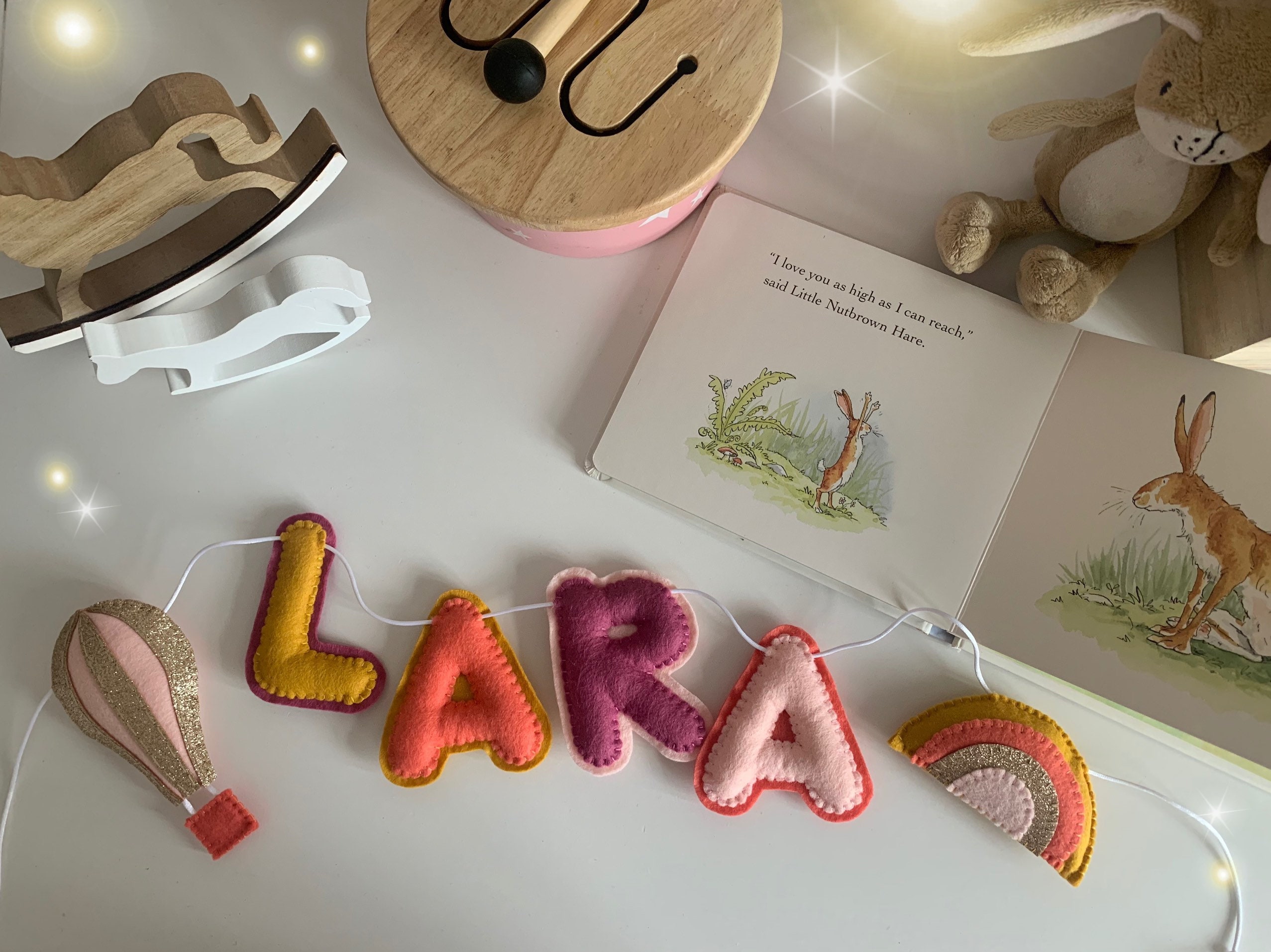 Personalised Garland, Name Garland, Felt Name Garland - Etsy UK