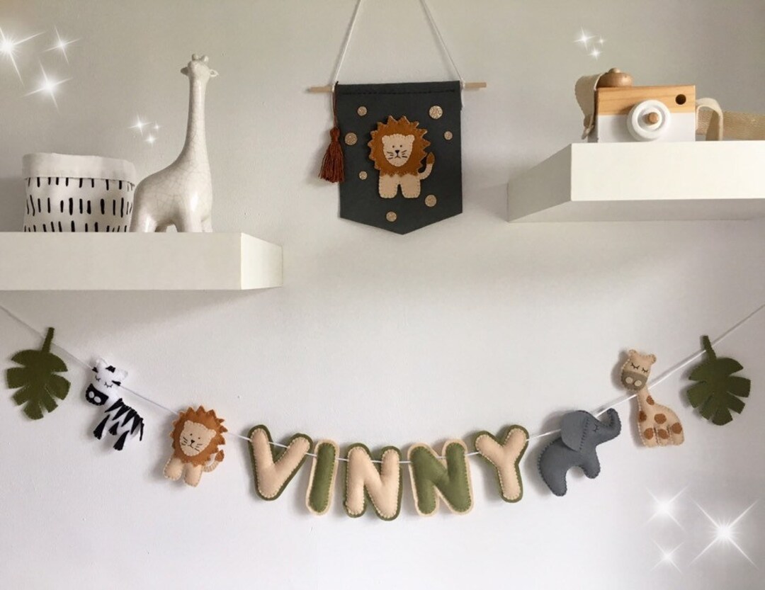 Personalised Garland, Name Garland, Felt Name Garland - Etsy
