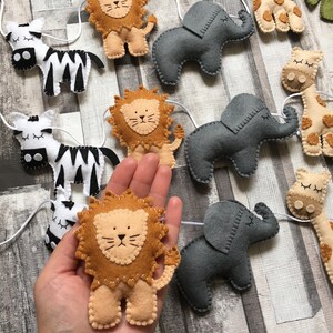 Safari Garland, Felt Garland, Animal Garland, Safari Decor, Safari ...