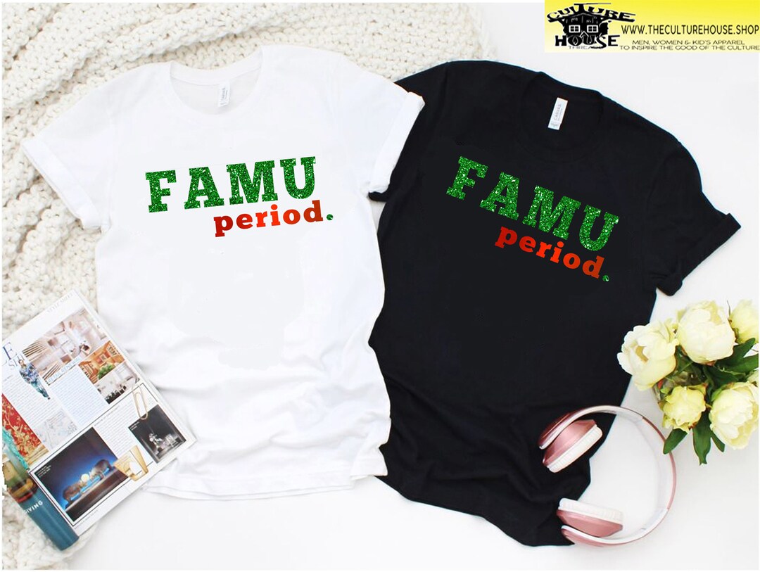 FAMU Rattlers FAMU PERIOD- Women's Tshirt (glitter Metallic) - Etsy