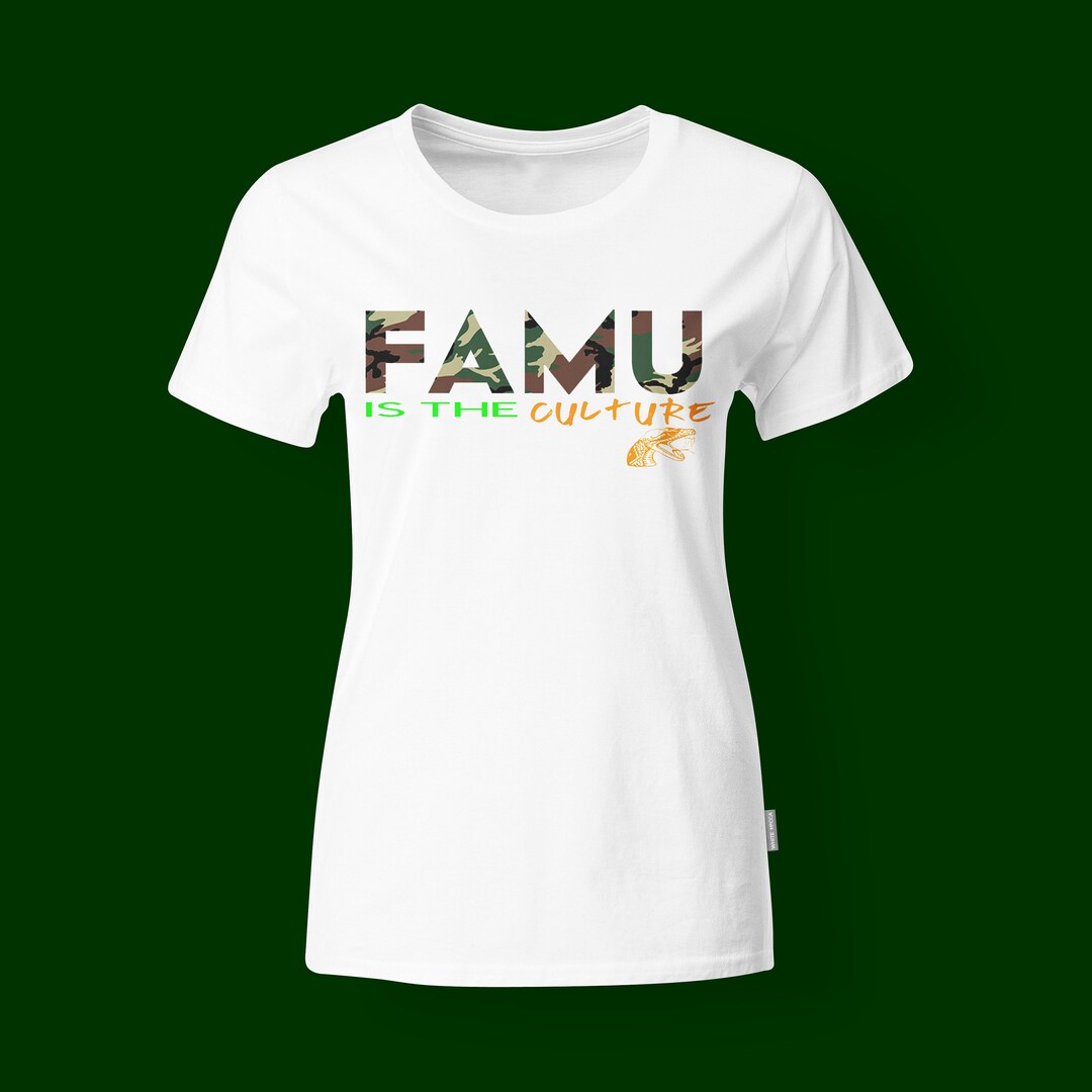 FAMU Culture Camo Print Tee\ FAMU is the Culture Women's Tshirt (camo ...