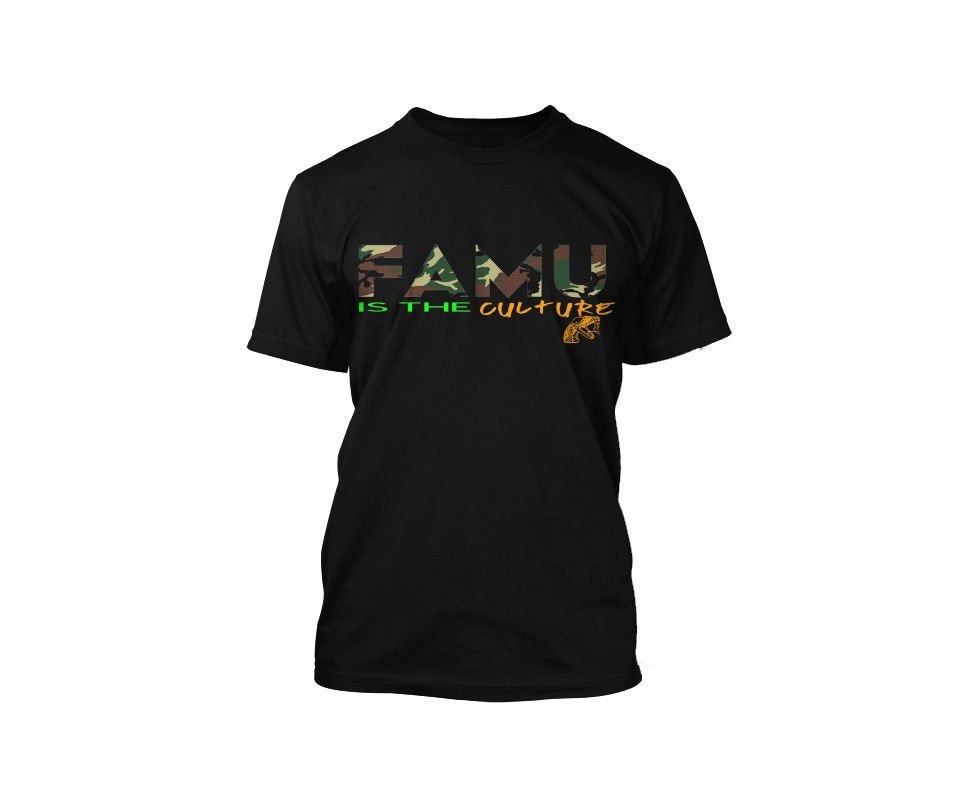 FAMU RATTLERS Shirt (Camo) \ FAMU Is the Culture Men's TShirt in Camo