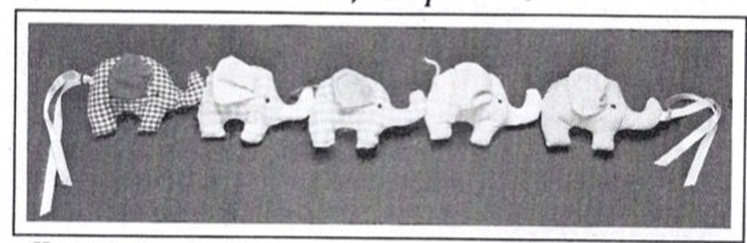 Chain of Elephants Trim Pattern DIGITAL DOWNLOAD the Workbasket Jan ...