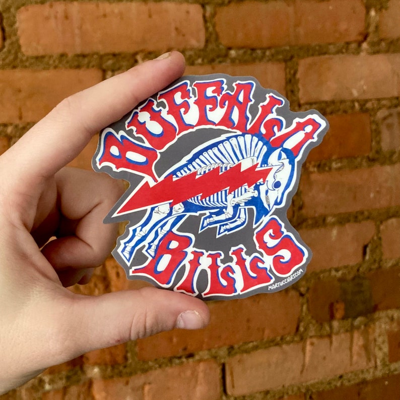 Buffalo Bills Sticker // Vinyl Sticker // Grateful Dead // - Etsy