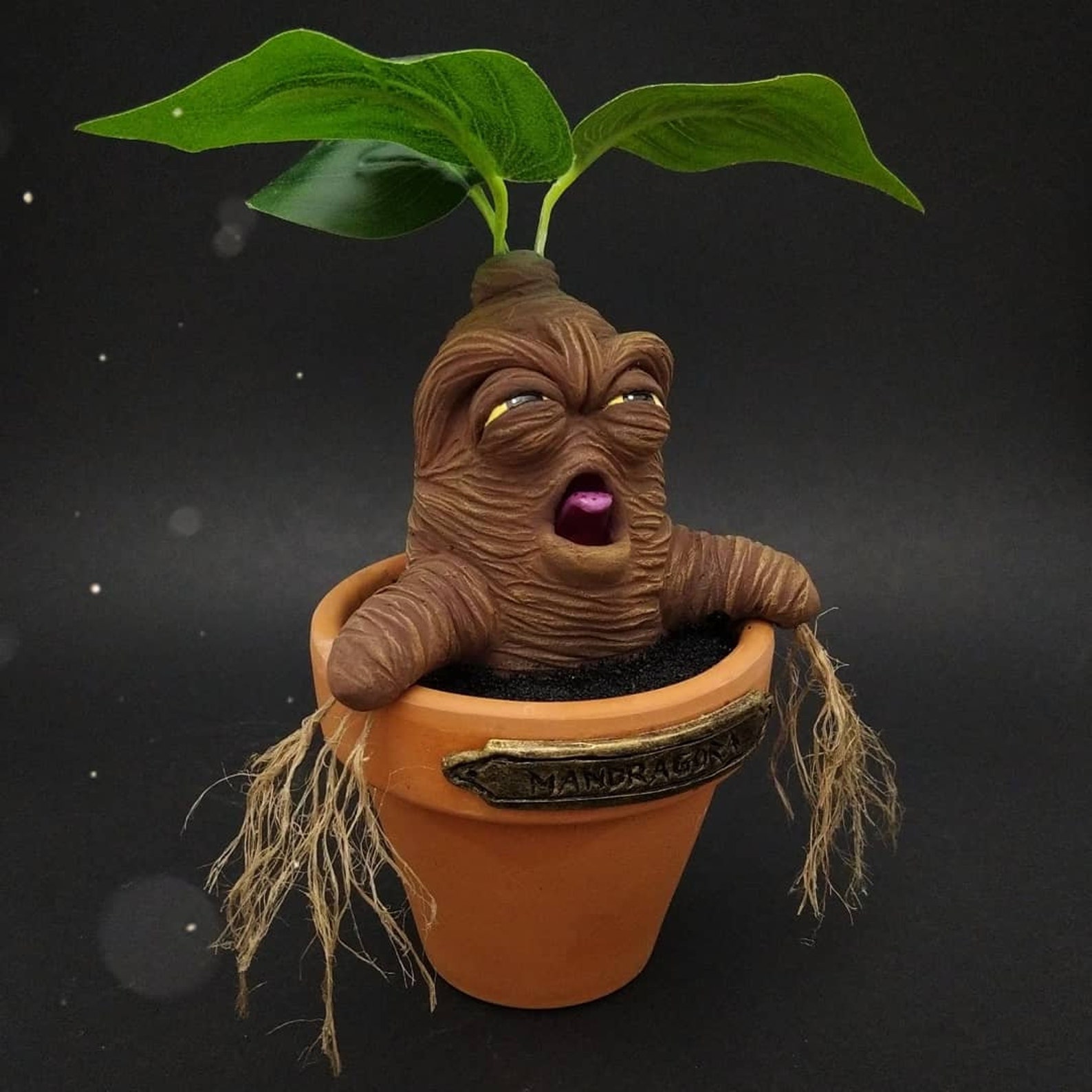 Mandrake in Pot Screaming Mandrake Crying Mandrake Harry - Etsy