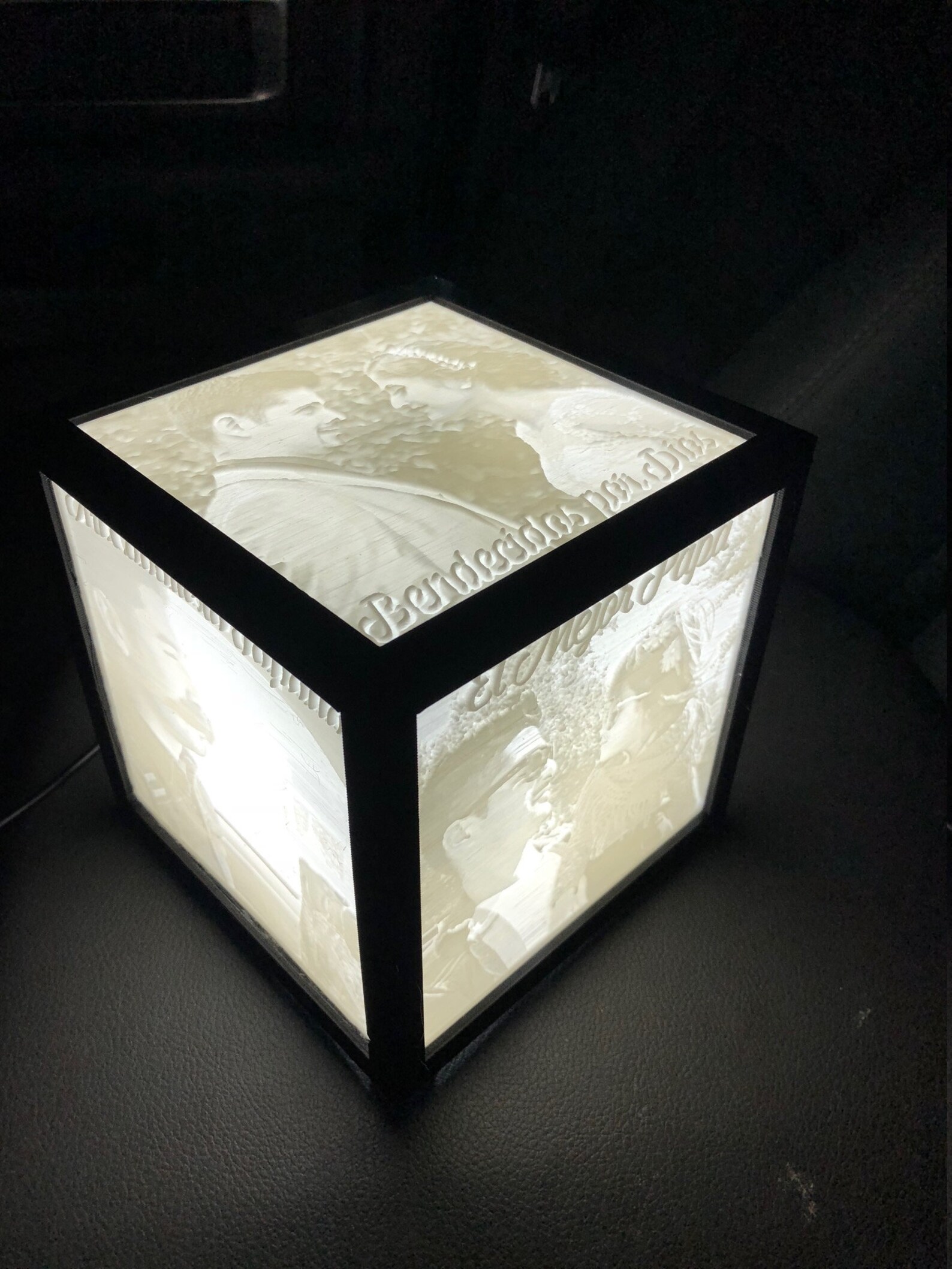 3D Printed Photo Cube - Etsy