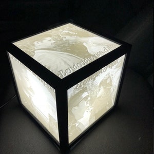 3D Printed Photo Cube - Etsy