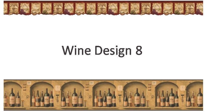 21 X Small Wine Bottle Border Style Labels With an Attractive Design ...