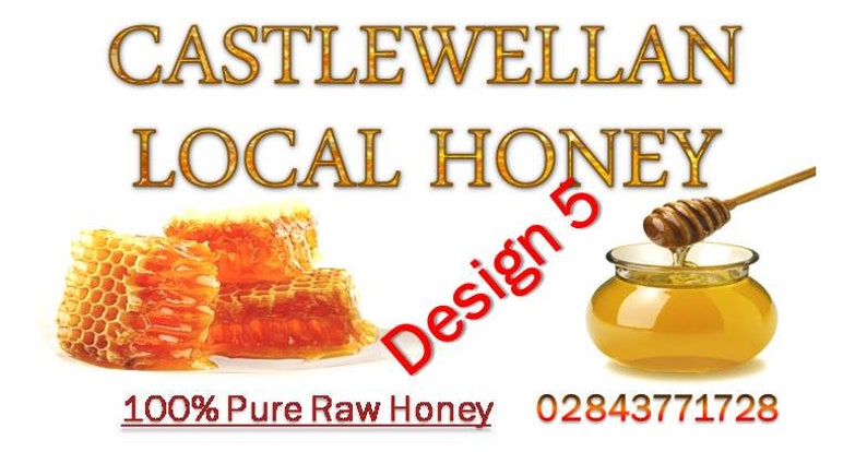 21 X Customised Honey Jar Labels Small 70mm X 38mm, Choose Your Picture ...