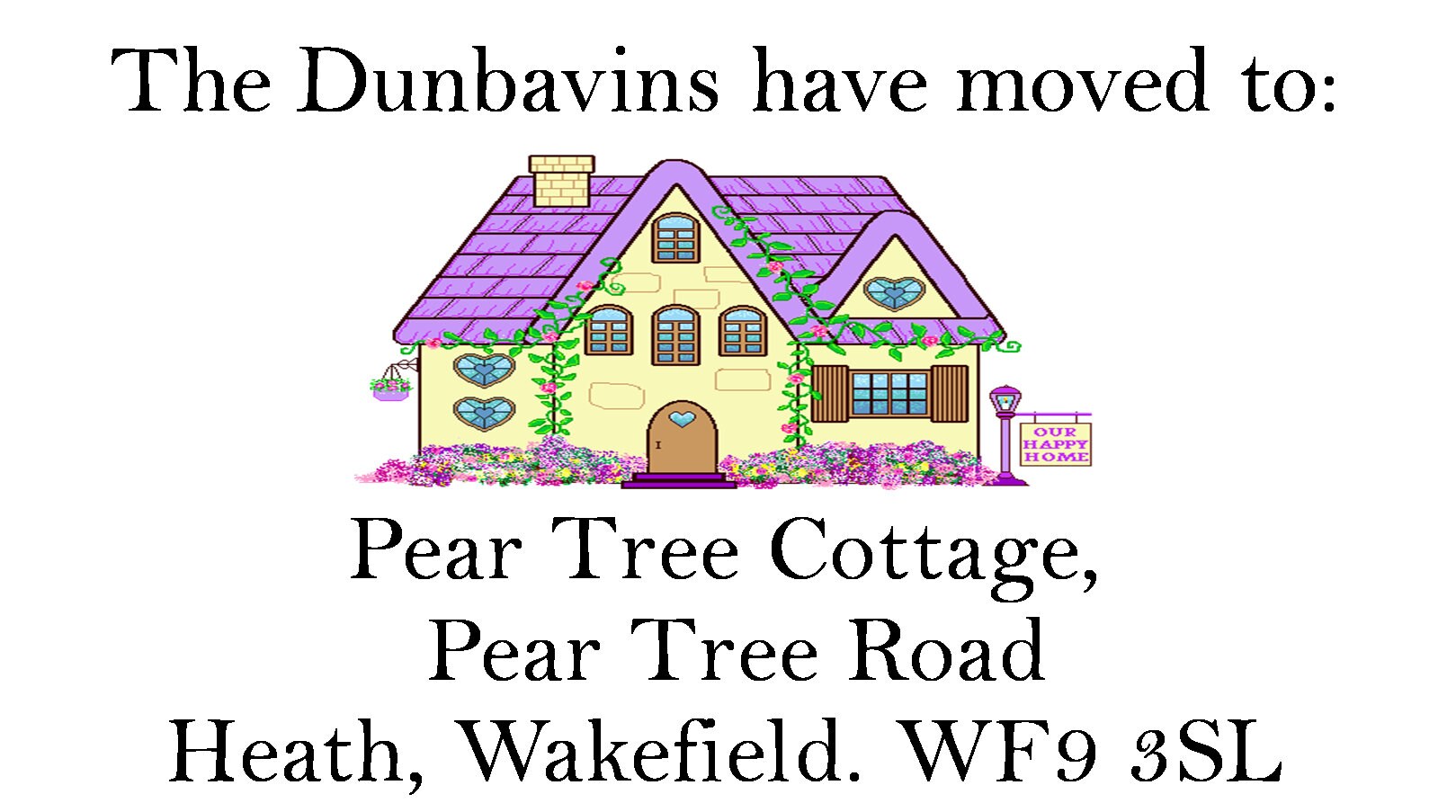 40 X Custom Moving House Labels 46mm X 26mm. Medium Sized , Adhesive ...