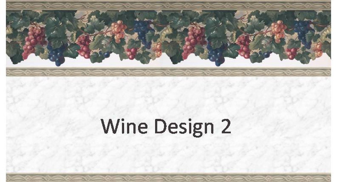 21 x Small Wine bottle Border style labels with an attractive | Etsy