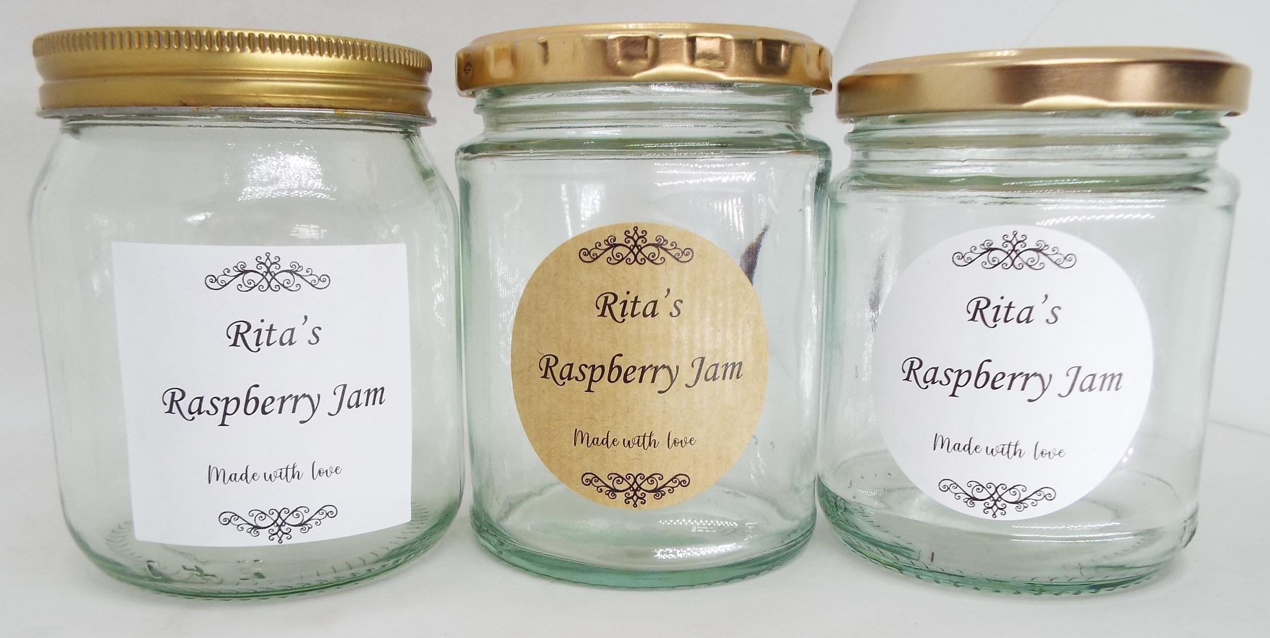 Rustic Mason Jar Labels
