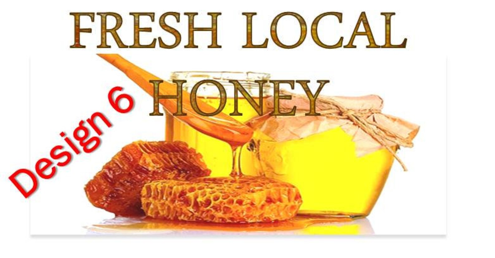 21 X Customised Honey Jar Labels Small 70mm X 38mm, Choose Your Picture ...