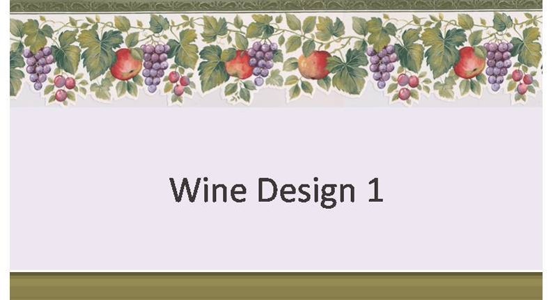 21 X Small Wine Bottle Border Style Labels With an Attractive Design ...