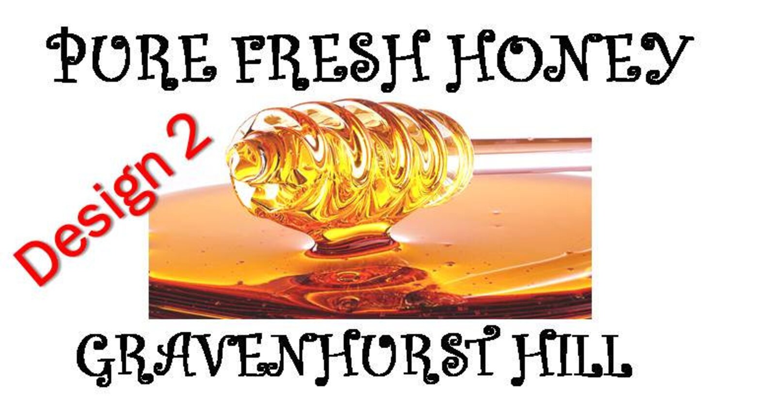 21 X Customised Honey Jar Labels Small 70mm X 38mm, Choose Your Picture ...