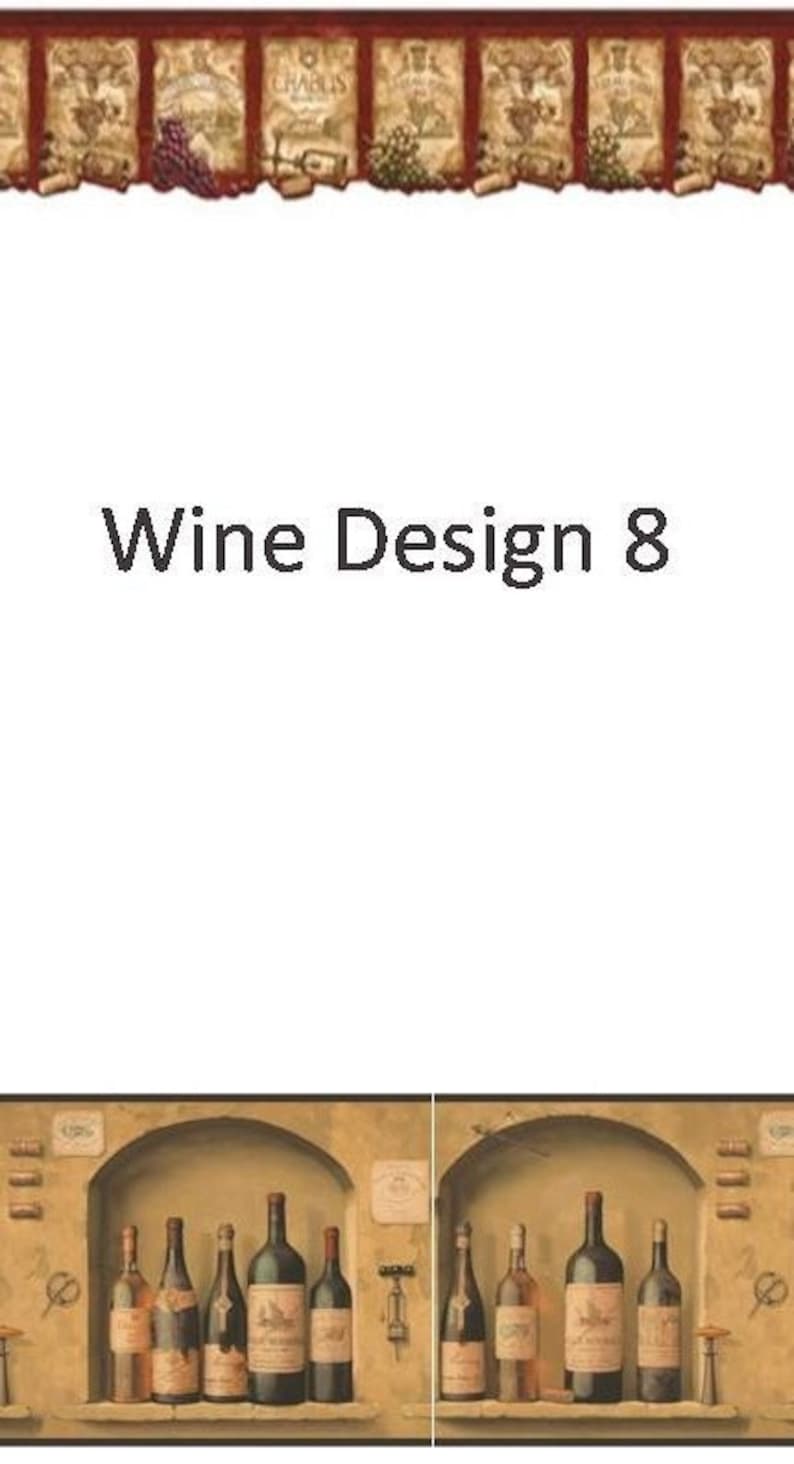 21 X Small Wine Bottle Labels Preprinted With an Attractive Traditional ...