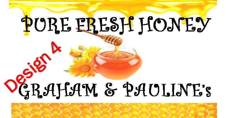 21 X Customised Honey Jar Labels Small 70mm X 38mm Choose | Etsy