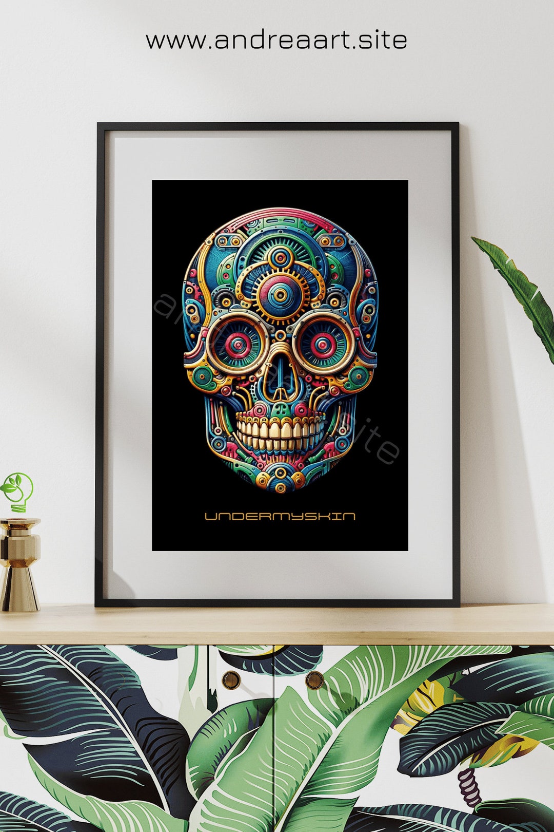 Tela Canvas SKULL MEC 1 Risveglio Vitale Edizione Limitata Di Soli 369 ...